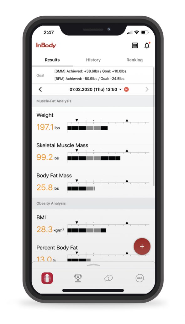 Lookin'Body Web | InBody Oceania